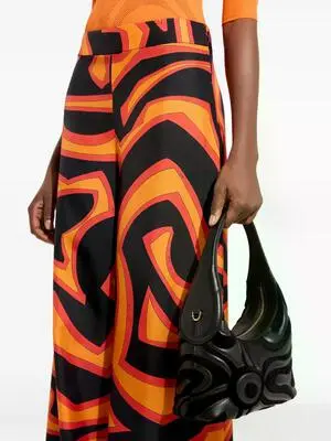 Emilio Pucci Marmo Embossed Leather Bag