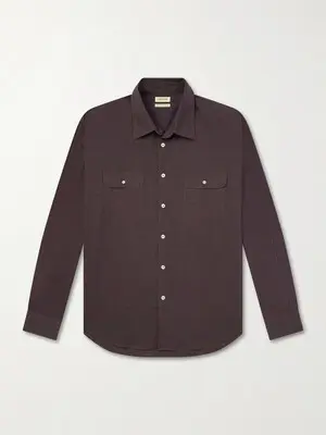 De Bonne Facture Artist Cotton Shirt - Brown