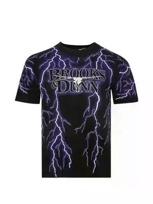 EARTHLING VIP Lightning Print T-shirt - Black