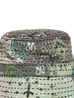 PARIS LAUNDRY Boro Print Bucket Hat