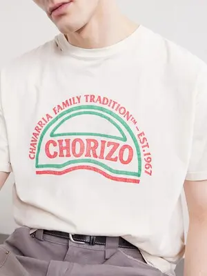 WILLY CHAVARRIA Chorizo Logo-print Cotton-jersey T-shirt