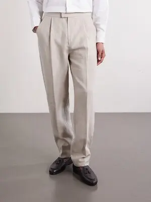 FAVOURBROOK Cooper Slim-fit Linen Trousers