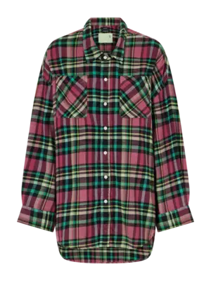 R13 Plaid Cotton-flannel Shirt - Multi