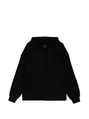 JUUN.J Drawstring Hooded Sweatshirt - Black