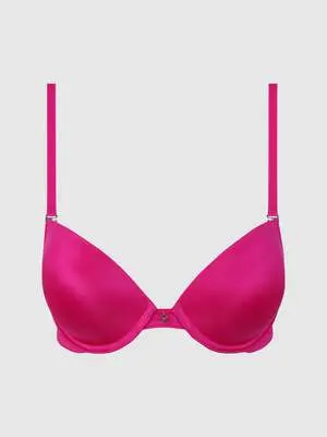 Frederick's Of Hollywood Hollywood Exxtreme Plunge Push Up Bra - Multi-color