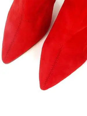 Frederick's Of Hollywood Gisele Stretchy Over-the-knee Heeled Boots