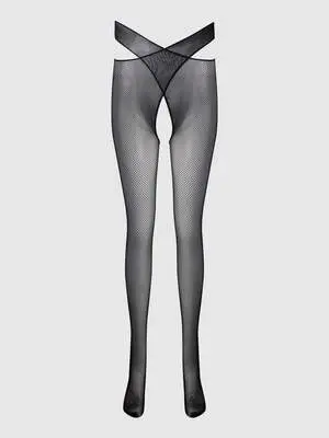 Frederick's Of Hollywood Criss Cross Fishnet Fundies