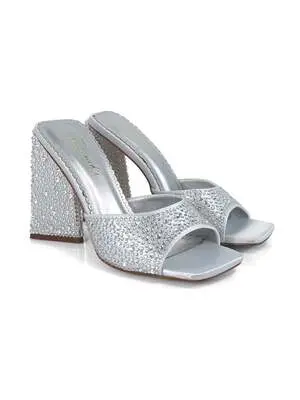 Frederick's Of Hollywood Darlene Mule - Silver