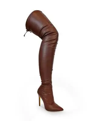 Frederick's Of Hollywood Heidi Stretch Over-the-knee Boots