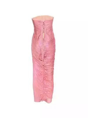 MARIA LUCIA HOHAN Ruby Draped Dress - Pink
