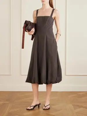 Proenza Schouler White Label Ella Cotton-poplin Midi Dress
