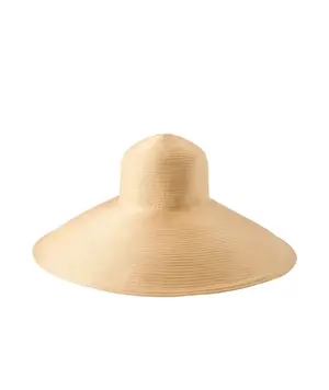 GIGI BURRIS MILLINERY Jeanette Wide-brim Hat - Neutrals