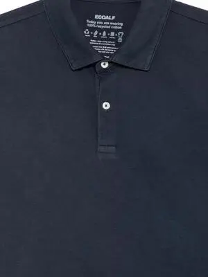 ECOALF Button Polo Shirt - Blue