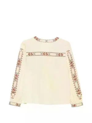 Ba&sh Faustina Embroidered Blouse