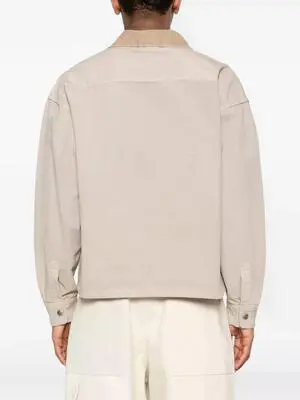 Carhartt Work In Progress Prescott Corduroy-collar Shirt - Neutrals