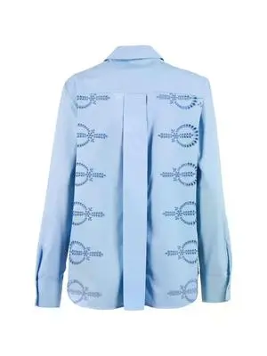 P.a.r.o.s.h Cut-out Embellished Shirt
