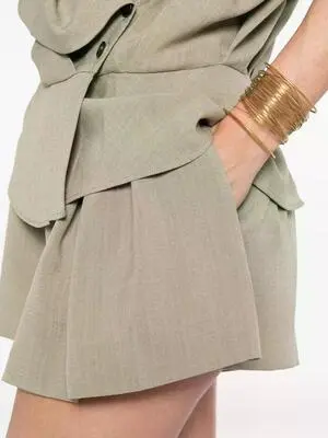 IRO PARIS Souty Pleated Shorts - Neutrals