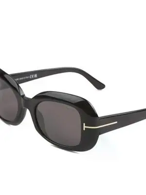 TOM FORD Rectangle-frame Sunglasses - Black