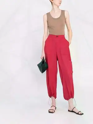 Fabiana Filippi Elasticated Cropped Trousers