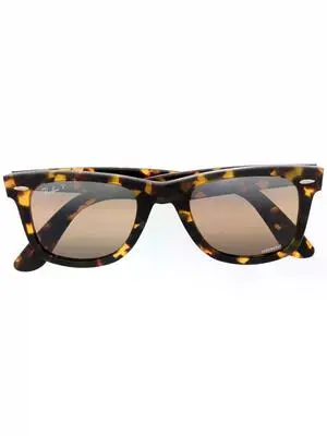 Ray-ban Tortoiseshell Wayfarer Sunglasses - Brown