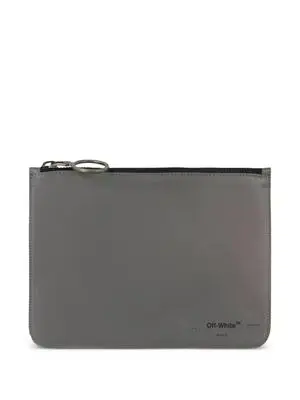 Off-White Zip Wallet - Grey