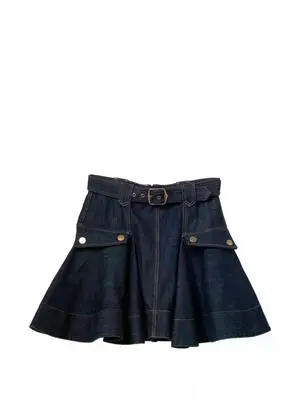 Zimmermann Denim Mini Skirt