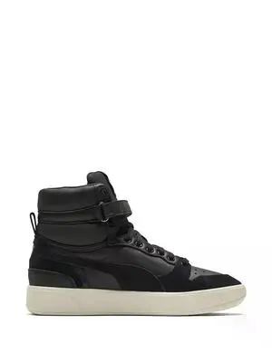 PUMA Logo-print High-top Sneakers