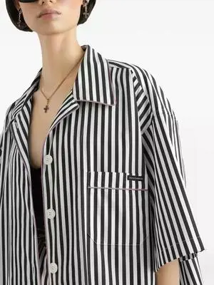 Dolce & Gabbana Striped Poplin Shirt