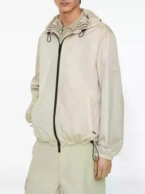 Burberry Reversible Check Hooded Jacket