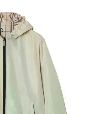 Burberry Reversible Check Hooded Jacket