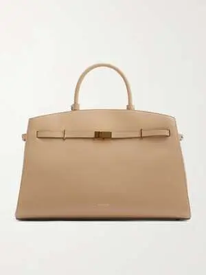 DEMELLIER The Hudson Textured-leather Tote