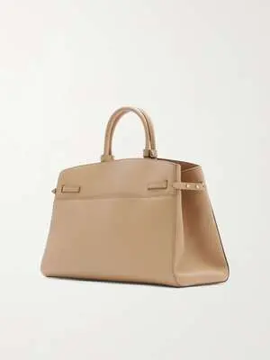DEMELLIER The Hudson Textured-leather Tote