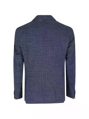 L.B.M. Jack Patch-pocket Single-breasted Blazer - Blue