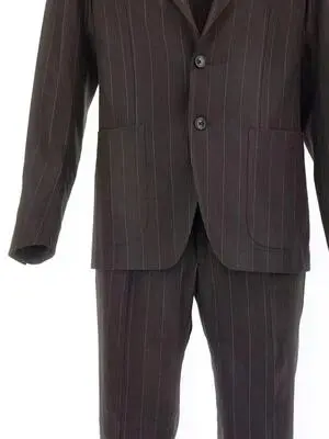 Tagliatore Pinstriped Patch-pocket Suit