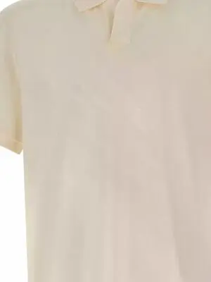 DEKKER Ribbed Trim V-neck Polo Shirt
