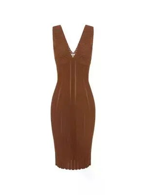 Elisabetta Franchi V Neck Day Dresses