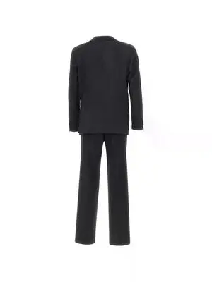 MANUEL RITZ Flap-pockets Two-button Suit - Black