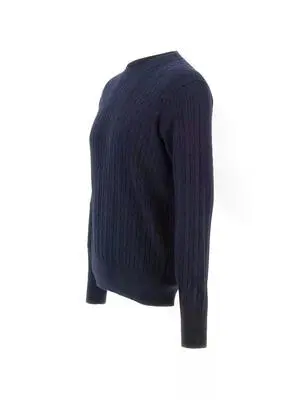 KANGRA Cable-knit Crew-neck Sweater