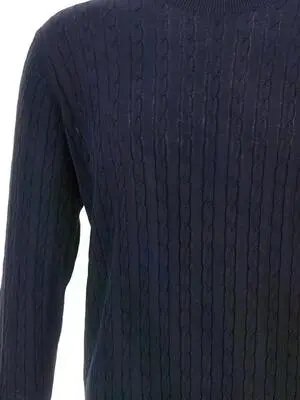 KANGRA Cable-knit Crew-neck Sweater