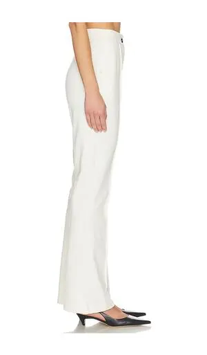 ALIGNE Justin Pintuck Jersey Trouser - Ivory