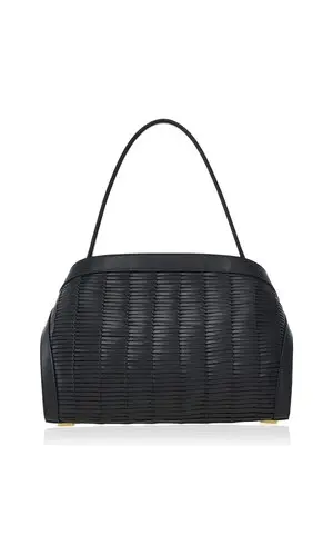 FERRAGAMO Hug Woven Leather Handbag