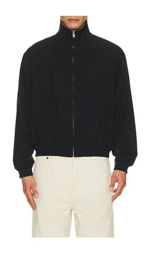 FRAME Wool Zip Blouson - Dark Navy