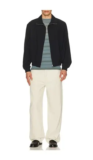 FRAME Wool Zip Blouson - Dark Navy
