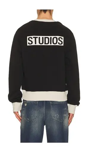 ENTIRE STUDIOS Contro Crew Sweatshirt - Skunk