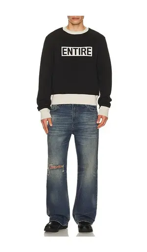 ENTIRE STUDIOS Contro Crew Sweatshirt - Skunk