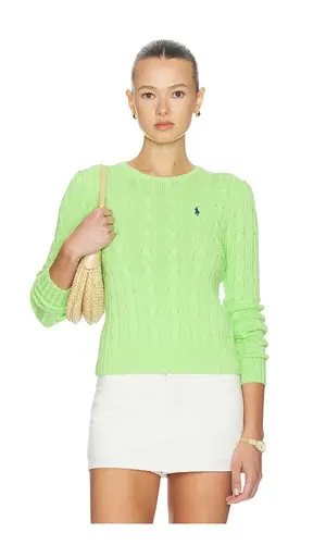 Polo Ralph Lauren Julianna Long Sleeve Pullover - Bright Leaf