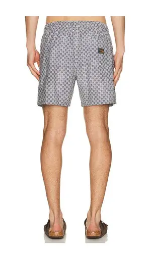 Faherty Brand All Day 6 Swimtrunks - Graphite Shell Bricks