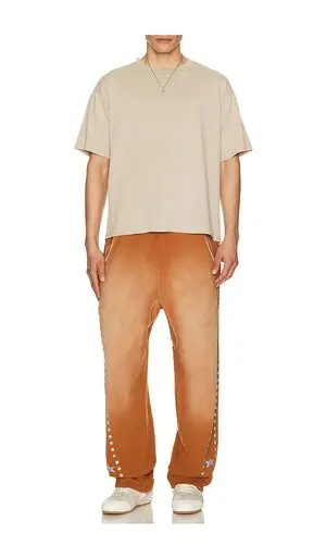 BARRIERS WORLDWIDE X Jimi Hendrix Buster Sweatpants In Burnt