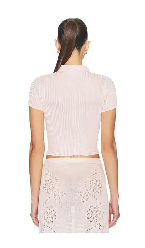 Calle Del Mar Short Sleeve Cardigan - Primrose