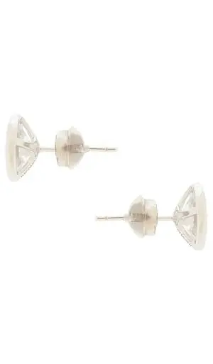 Shashi Oval Bezel Stud Earrings
